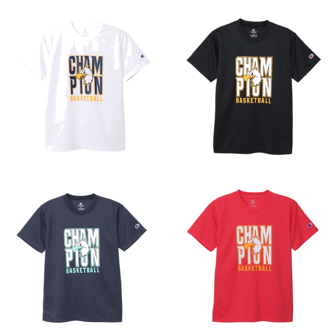 チャンピオン Champion バスケットウェア ジュニア SHORT SLEEVE T-SHIRT CK-BB333 2025SS - KPI CLUB（KPI公式オンラインストア）